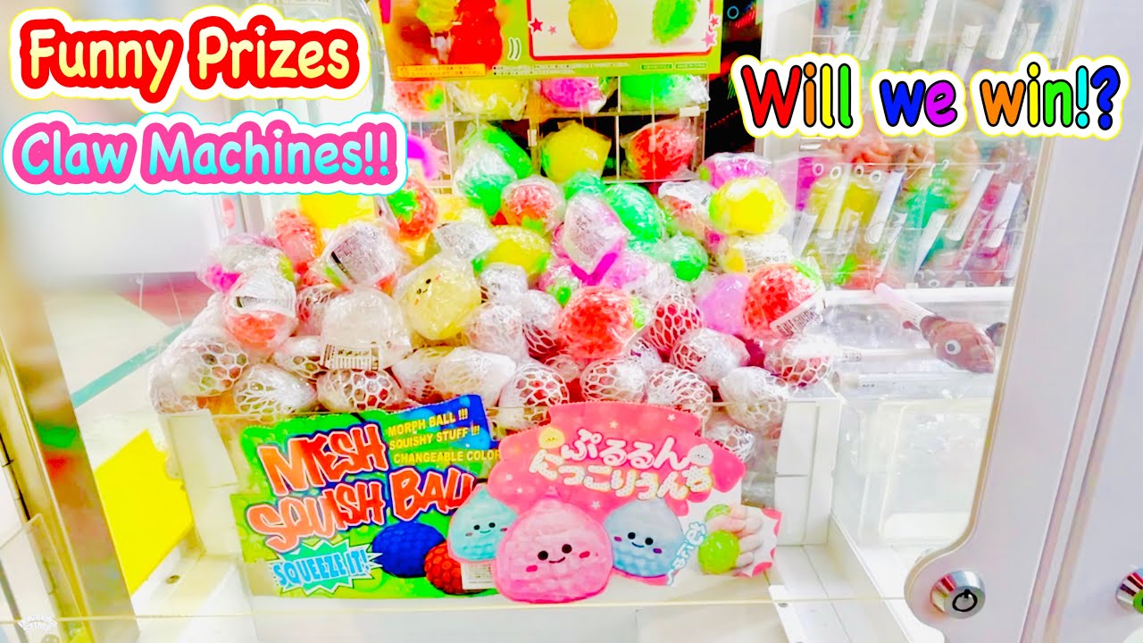 ARCADE GAMES CLAW MACHINE IN JAPAN!! VARIOUS PRIZES 色んな景品UFOキャッチャー【クレーン ...